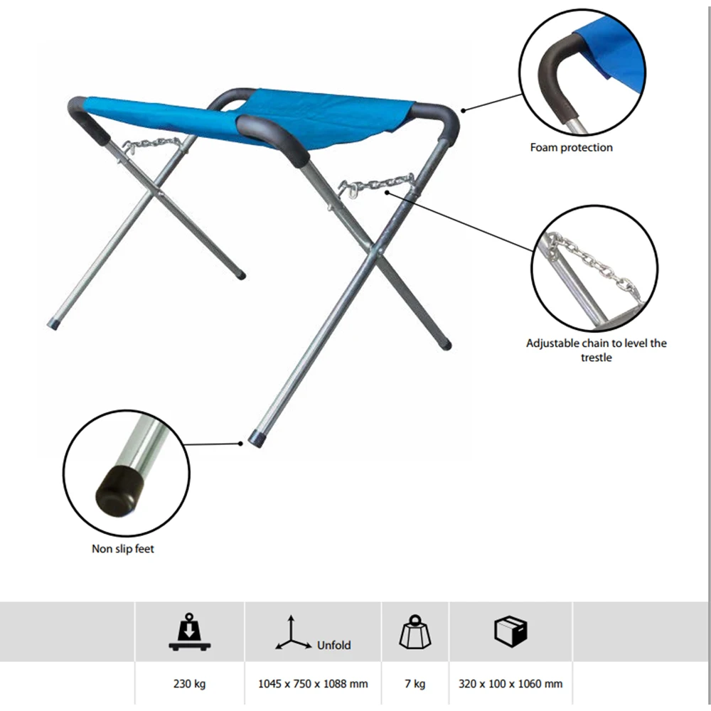 Pu Foam Panel Stand Car Body Repair Equipment Stands Trestle Portable ...