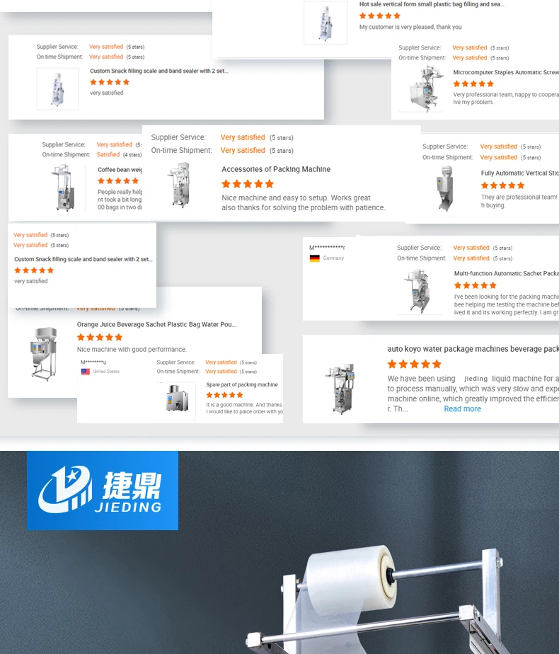 Jieding Automatic Sachet Bleaching Laundry Detergent Machine