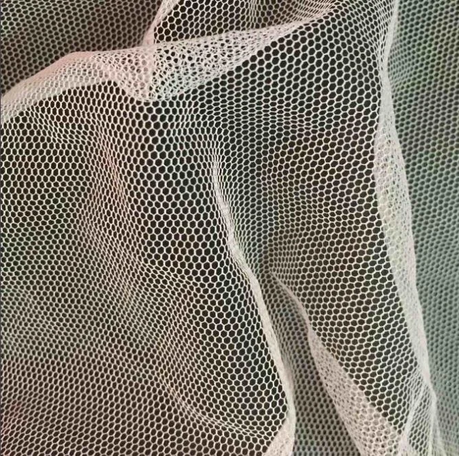 50d Mosquito Netting Hexagonal Hard Polyester Mesh Fabric - Buy Single ...