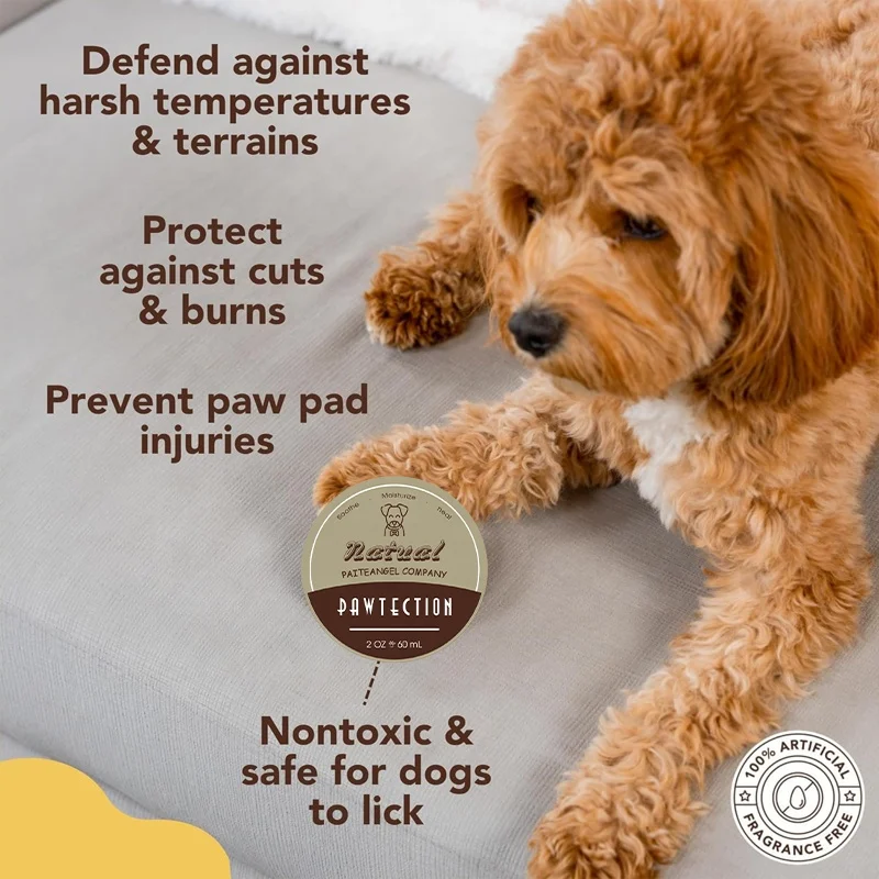 All-Natural Dog Paw Balm and Moisturizer, Nourishing Dog Paw Protector ...