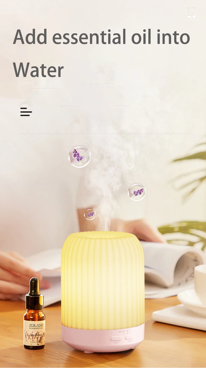 Mist Ultrasonic Electric Aroma Diffuser Portable Aromatherapy Aroma ...
