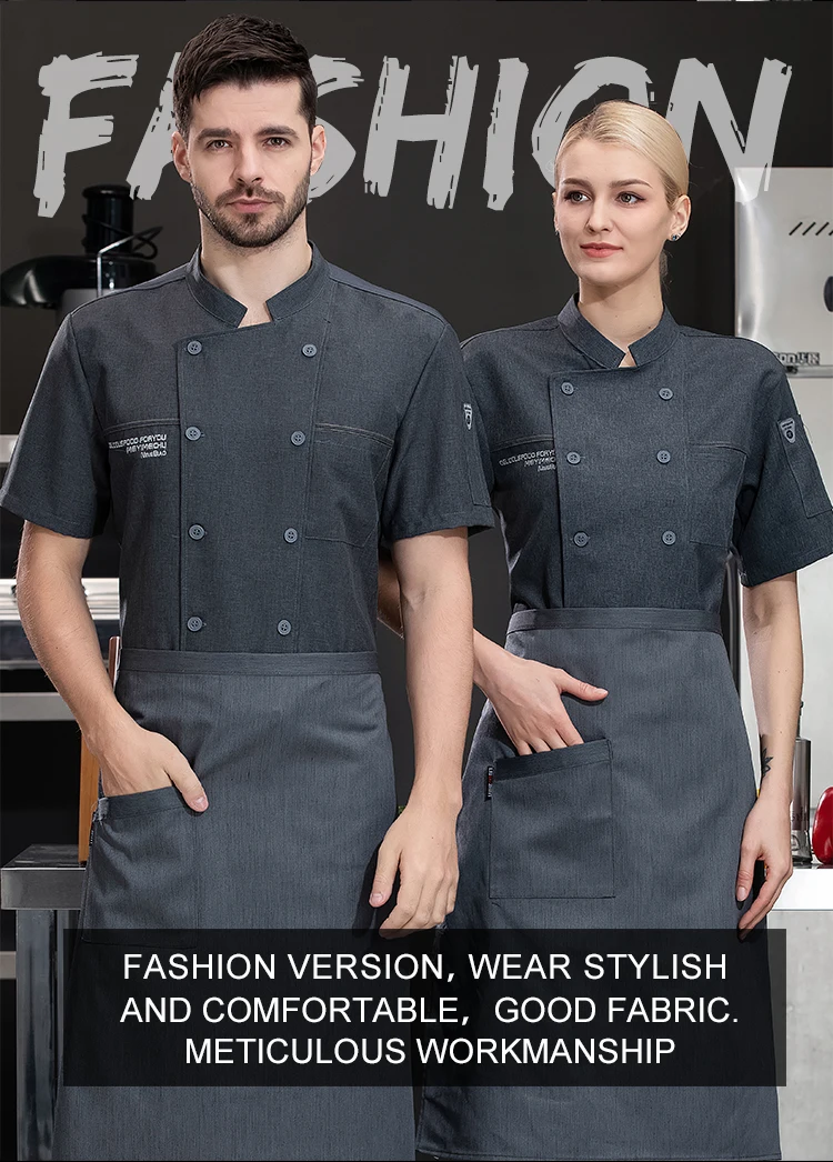 Custom Restaurant Waiter Uniforms - All-Season Chef Jackets