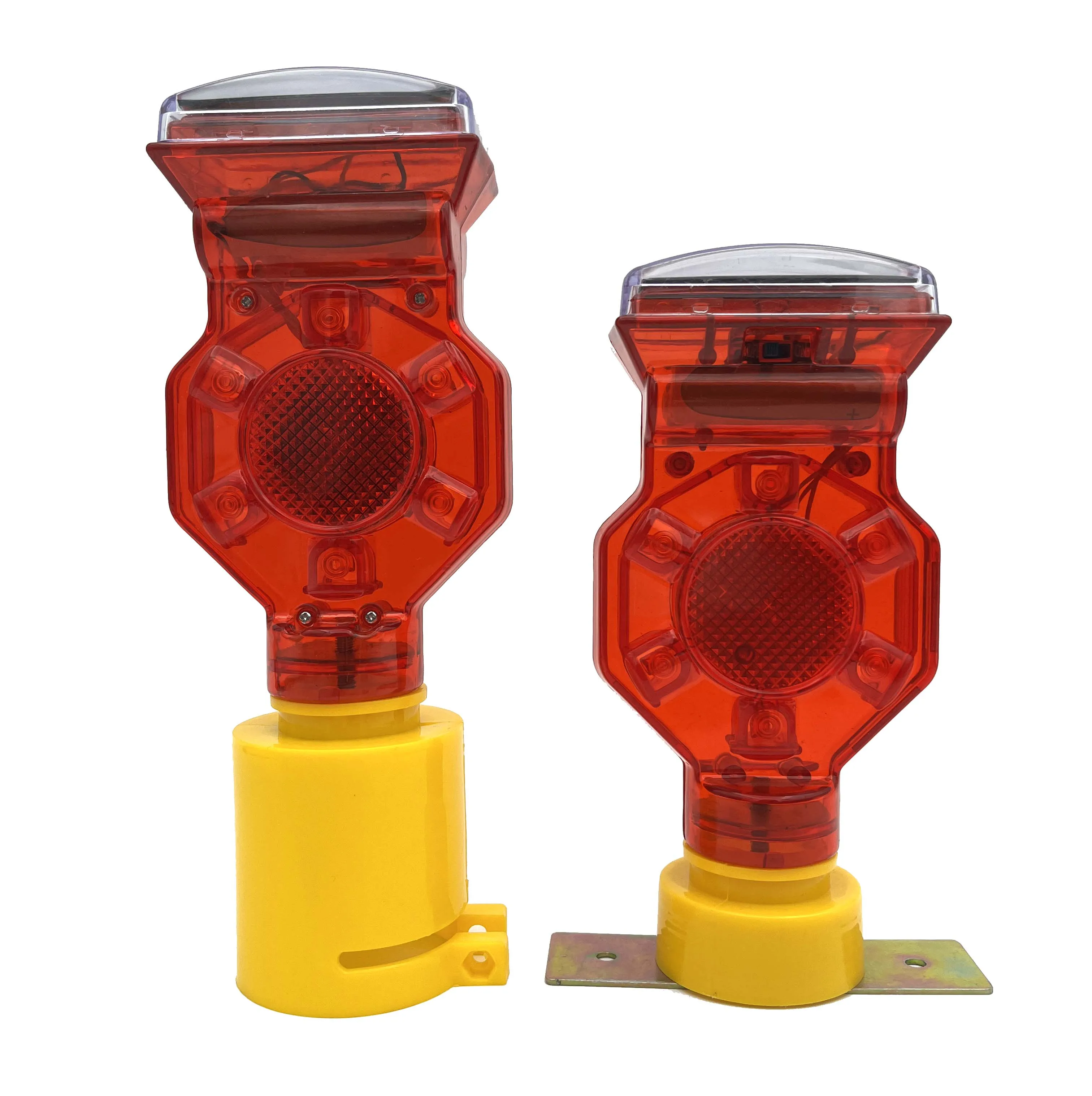 Driveway Blinking Solar Traffic Construction Warning Light Led ...