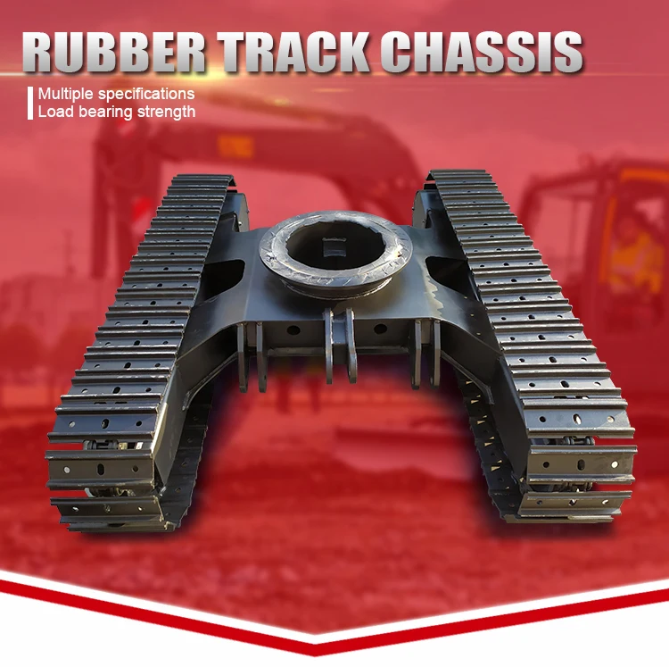 Skid Steer Rubber Track Chassis Tractor Rubber Tracks Agriculture ...