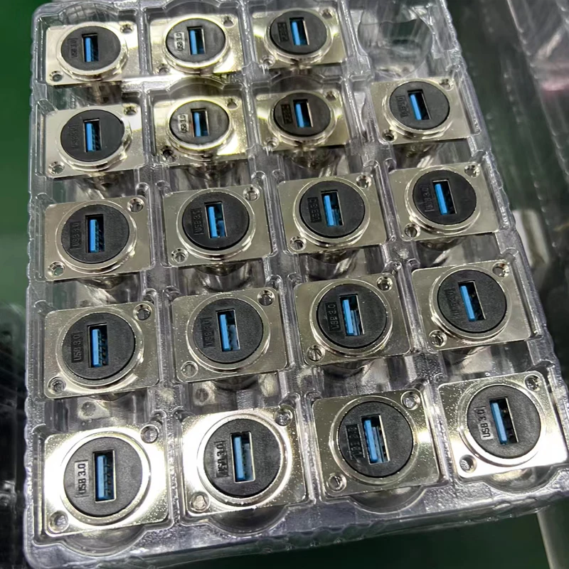 D-type Usb 3.0 Coupler Unshielded Usb Panel Mount Connector - Buy ...