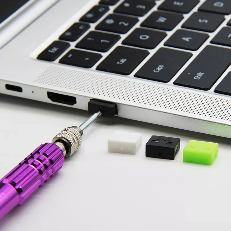 Reusable Usb Port Blocker Type A Usb Lock With Key,1set= 10locks + 1key ...