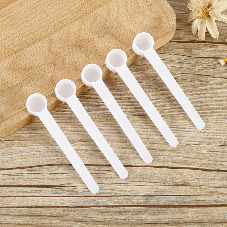 1g 2ml Disposable White Plastic Spoon - Sustainable & Stocked