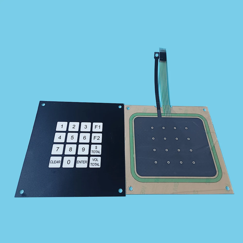 Fuel Dispenser Oil-Resistance Galbarco Pumps Membrane Switch Keypad