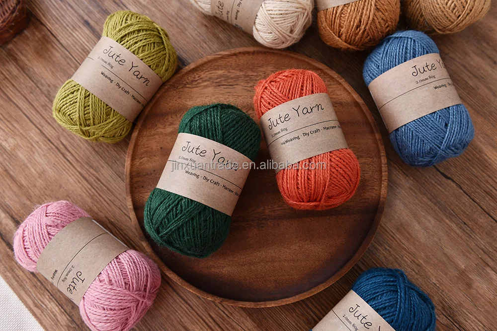 2MM Jute Yarn - Natural Jute Rope for Gift Wrapping