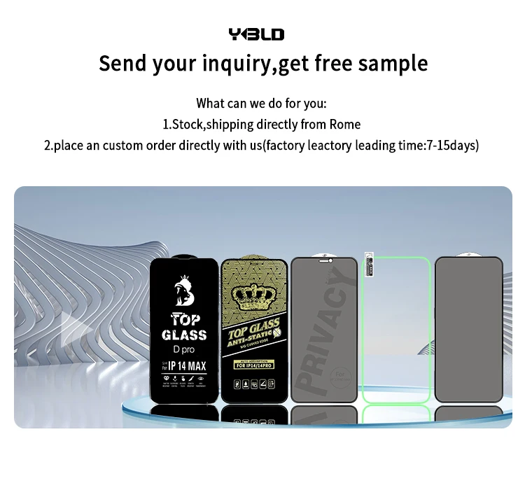 Yongpoly 4K Iphone Screen Protectors - Premium Tempered Glass