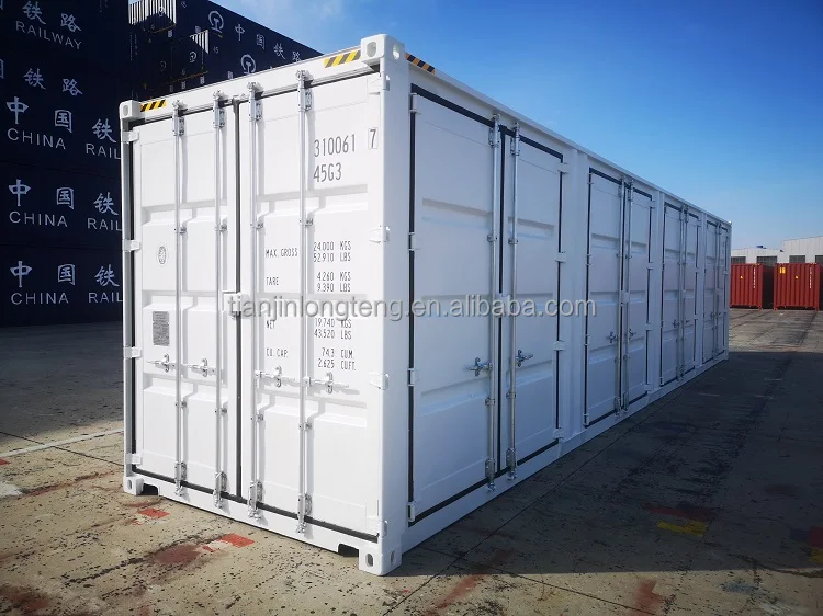 Multi Side Doors Opening 40ft Portable Self Storage 40 Ft Length High ...