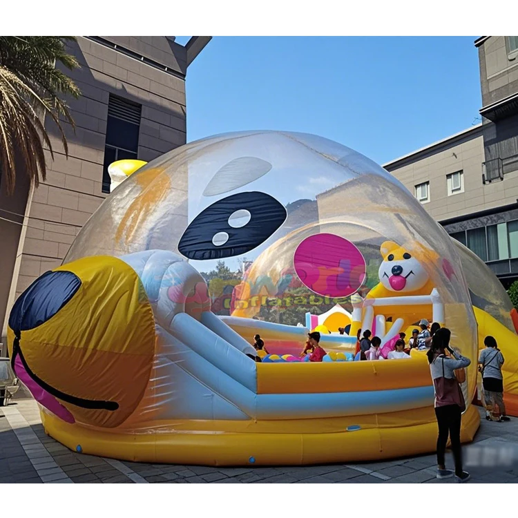 Shopping Mall Indoor Playground Ball Pit Pool Bubble House Inflatable ...