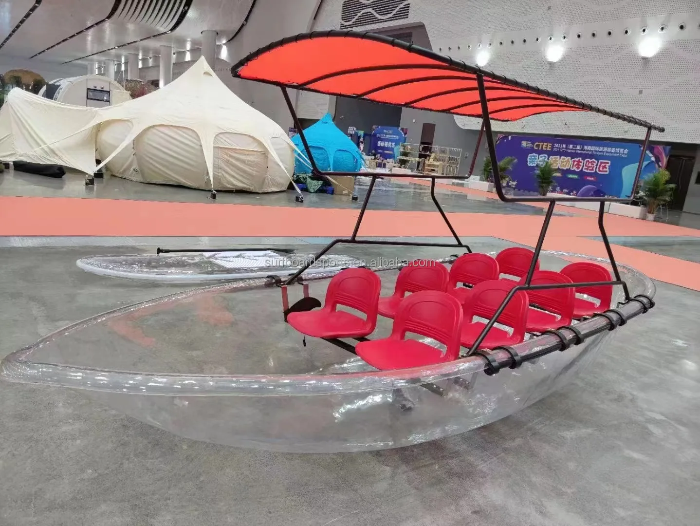 Large 8-Seater Clear Kayak – Ideal for Lakes & Rivers, Max Load 800KGS ...