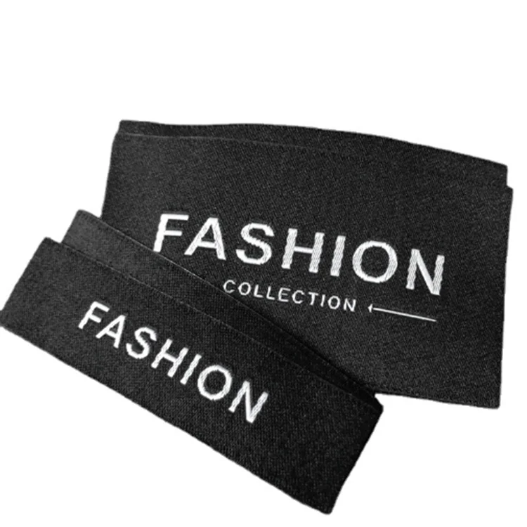 Customize Logo Garment Wash Care Labels Sewing Neck Tag Garment Woven ...