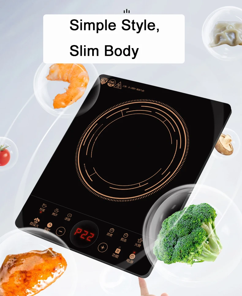 Solar Battery Powered Electric Induction Hob Electric Cooker Heater ...