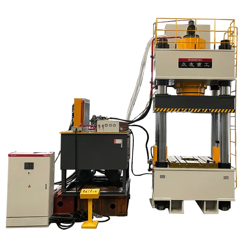 1000 Tonnes Four Column Large Tonnage Metal Steel Pressing And Forming ...