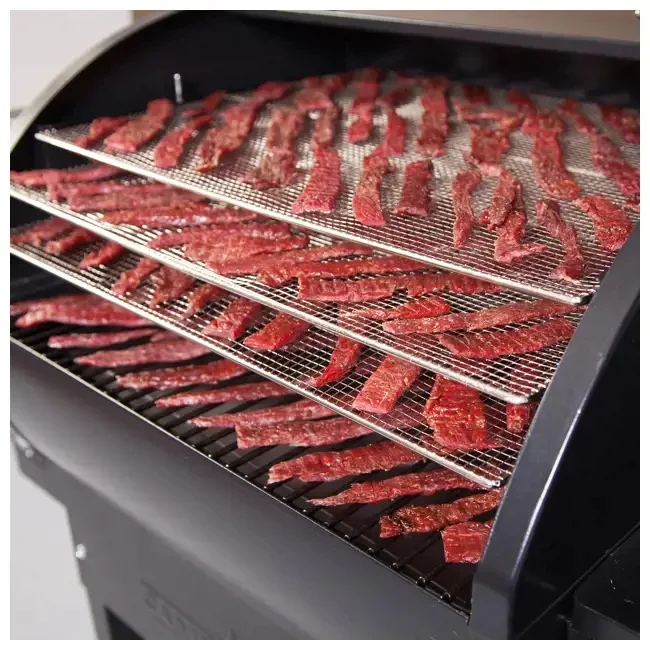 Stainless Steel Smokers Grill Cooking Grate Beef Pork BBQ Mesh Trays ...
