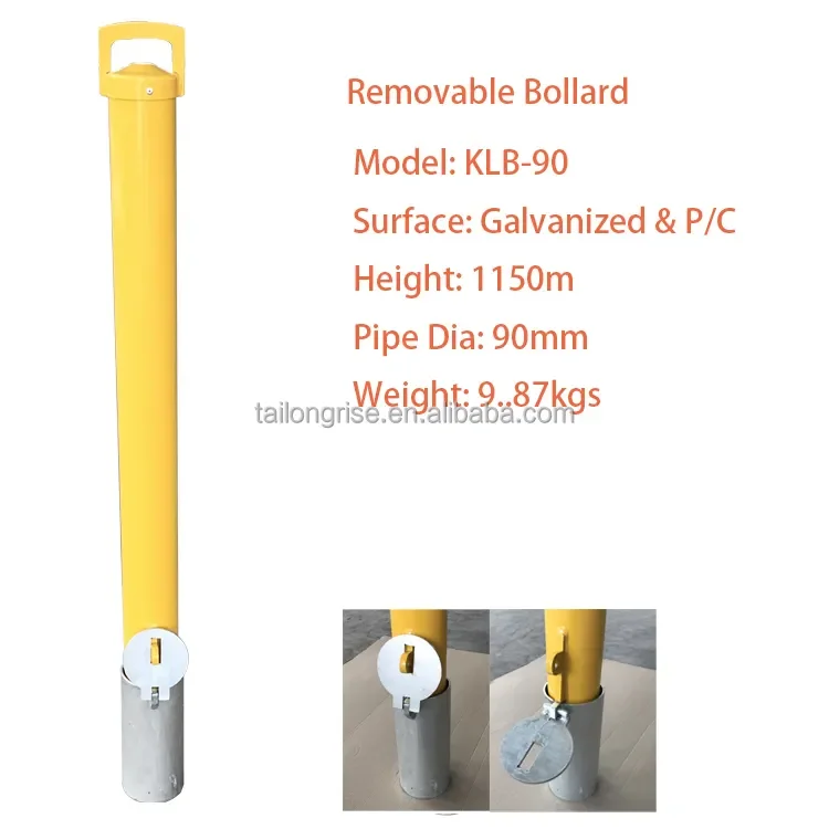 Removable Safety Bollard with Inground Sleeve Australia