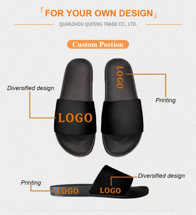 Custom Logo Slippers Footwears Slippers Customized Sandal With Logo ...