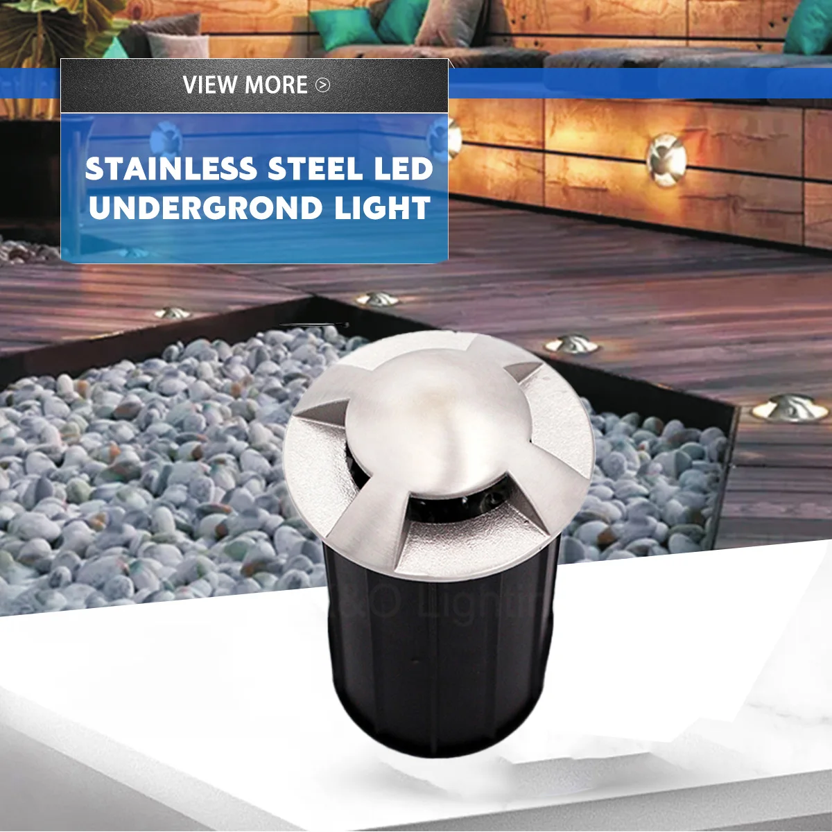 Modern Round Led Step Light Otudoor Led Deck Stair Light Mini Recessed ...