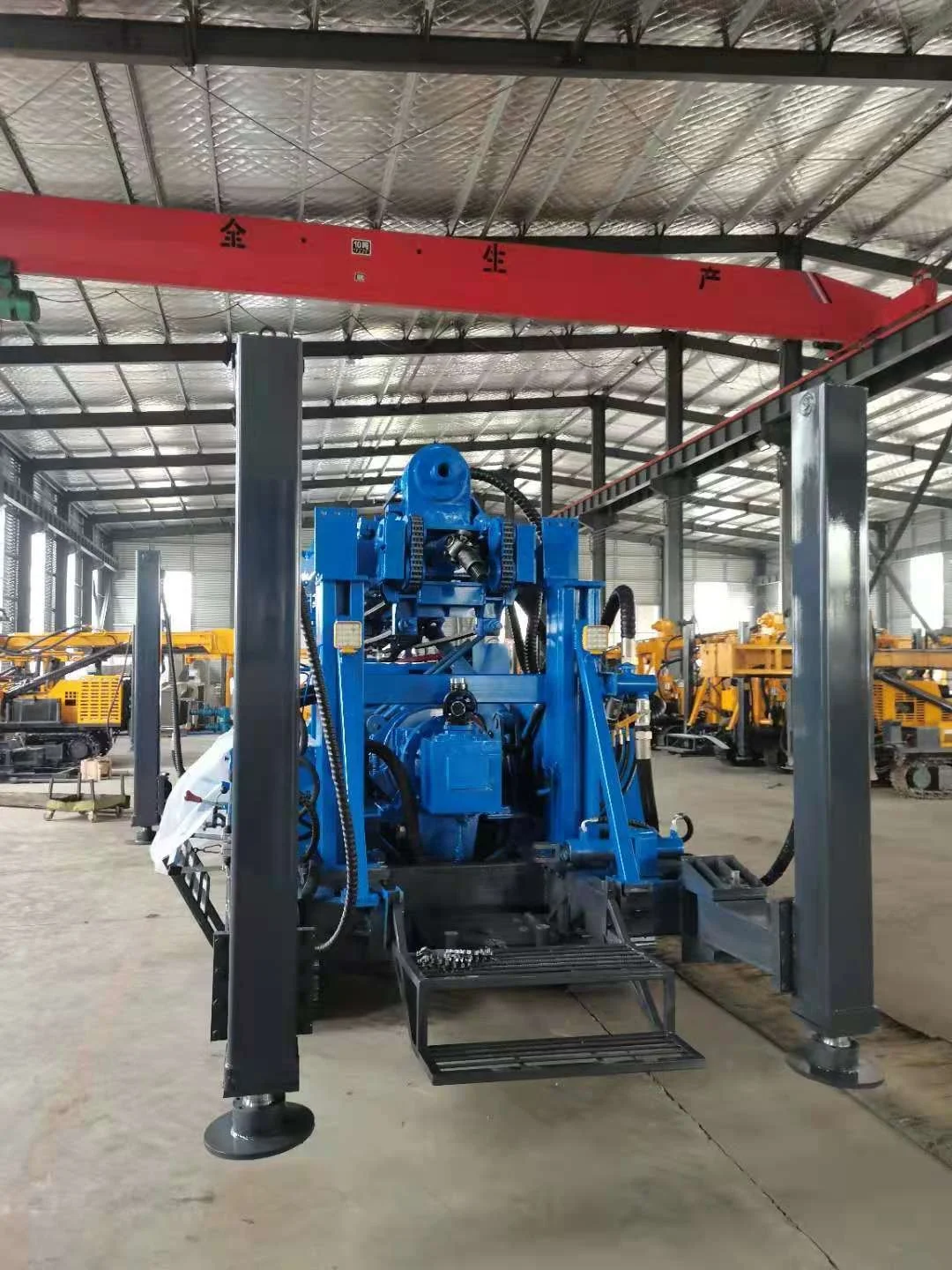 Orangemech Top Drive DTH Rotary Hydraulic Crawler Borehole Well ...