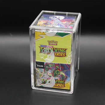 Ray Yi Premium Clear Acrylic Pokemon Half 18 Pack Booster Box Display ...