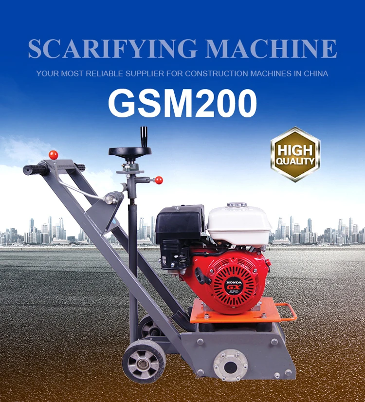 High Performance Gewilson Concrete Scarifying Machine For Floor Surface ...