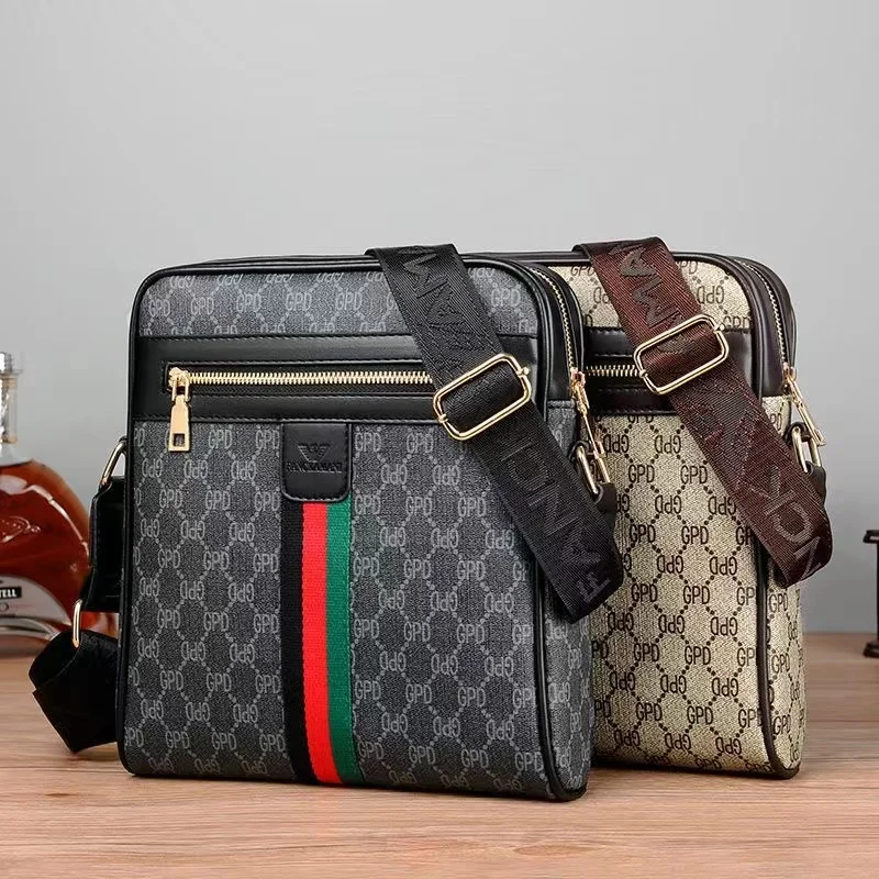 Luxury Designer Private Label Latest Trendy Men's Messenger Bags And ...