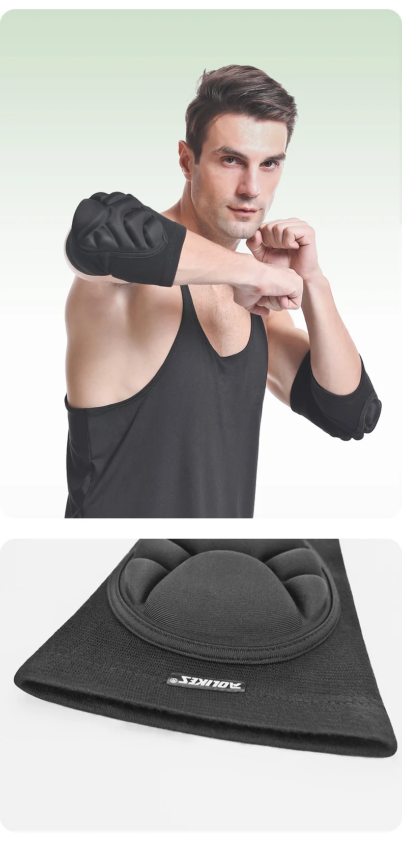 Aolikes Compression Sleeves Men Women Arm Sleeve Pad Professional