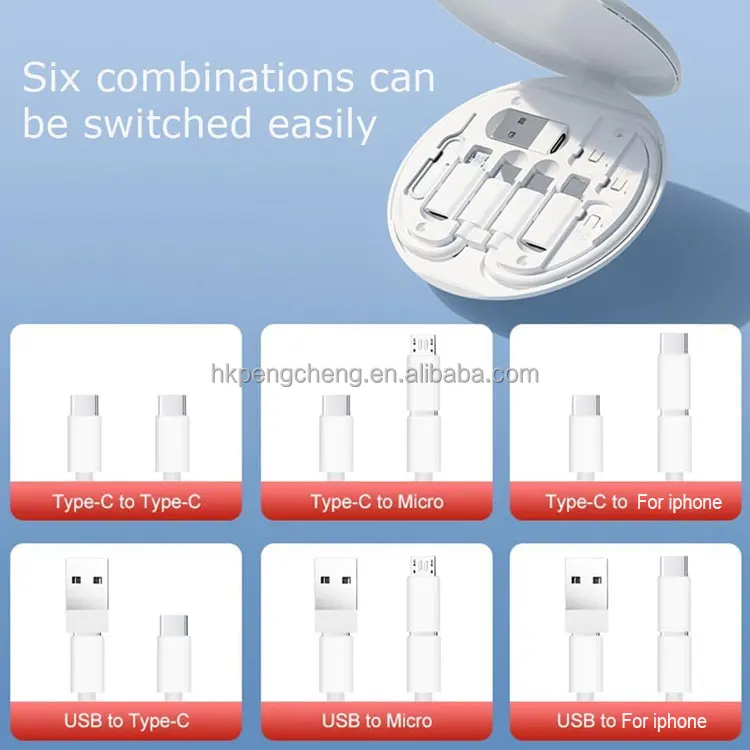 9 in 1 Cable Set Multi USB Charging Cable Adapter Kit Usbadapter Card ...