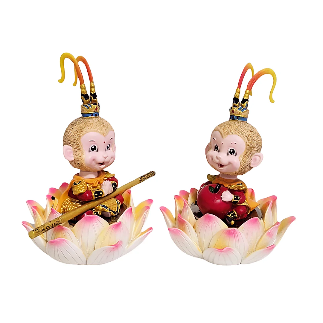 Multi-Functional Two Styles Traditional Monkey King Bobble-Head Animals ...