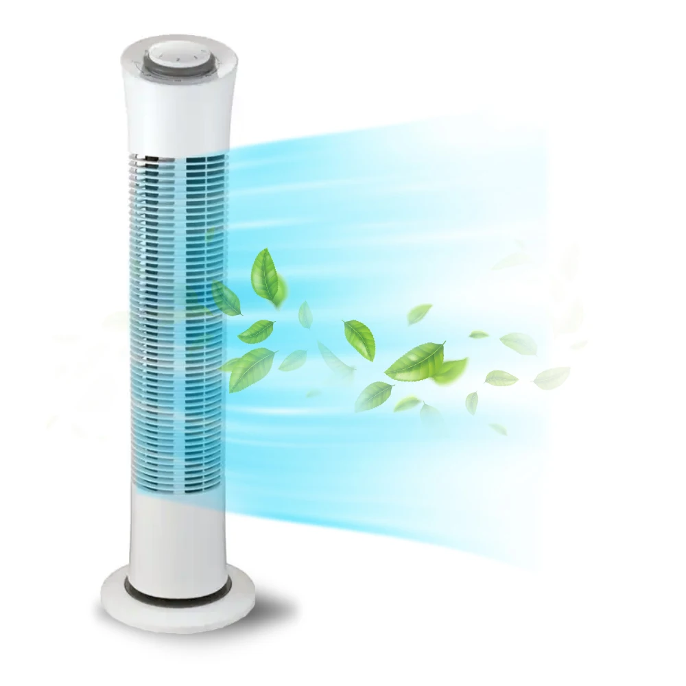 30'' Portable Electric Stand Fan Oscillating Tower With Fresh Air ...