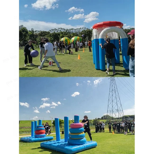 Popular Interactivities Team Building Games Inflatable Challenge Party ...
