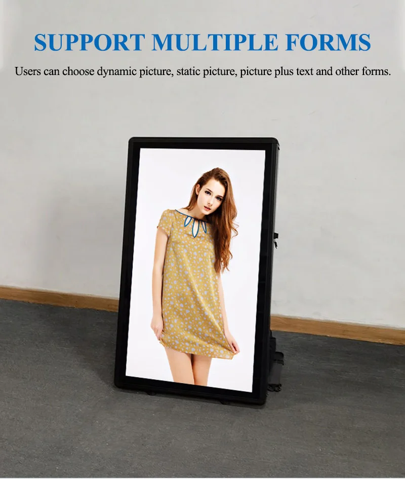 2022 New 32 Inch Portable Lcd Backpack Advertising Billboard Lcd ...