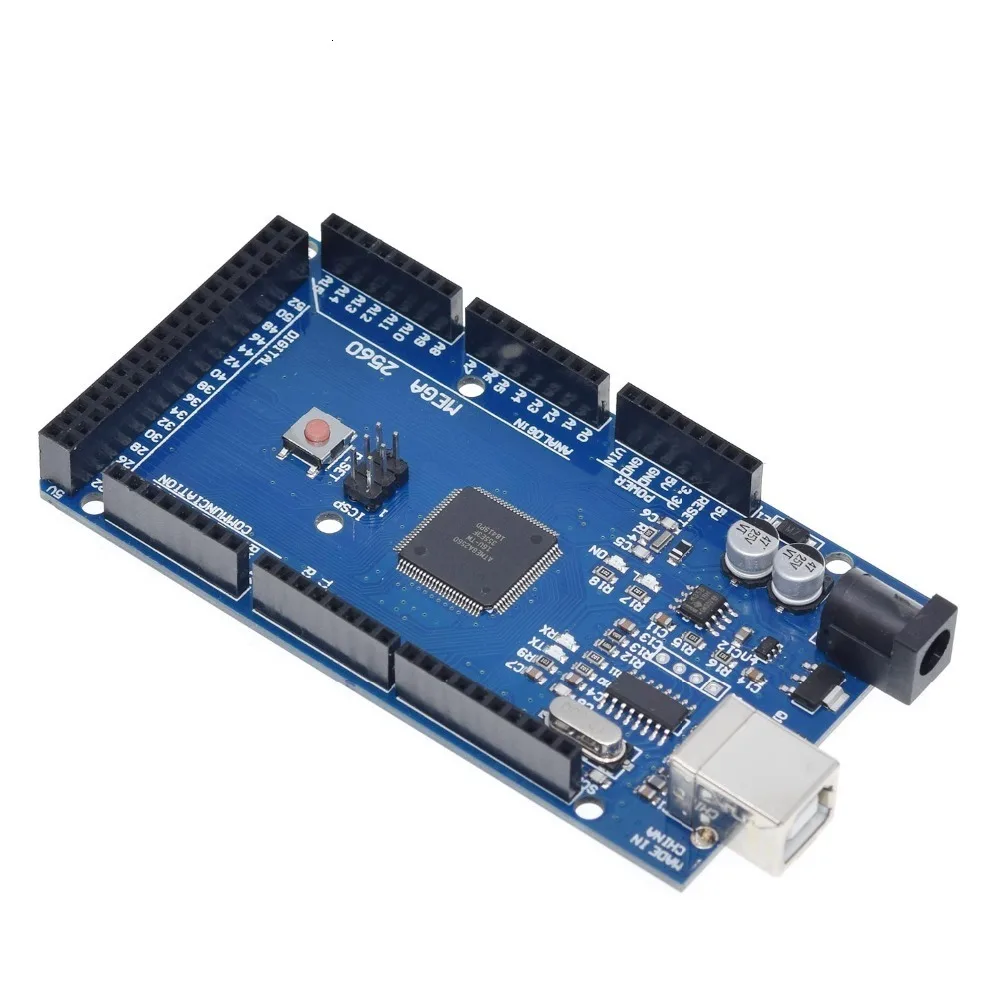 TZT MEGA2560 MEGA 2560 R3 (ATmega2560-16AU CH340G) AVR USB board Development board MEGA2560 for ...