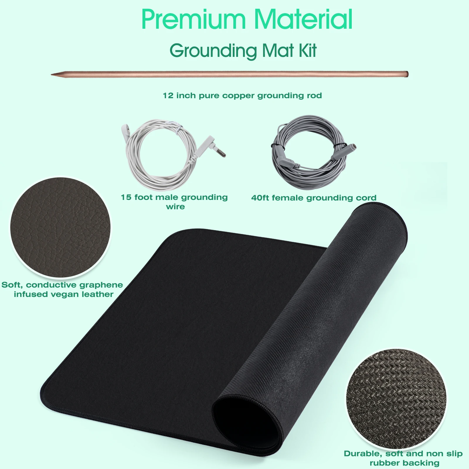 Alibaba.com: Hot Sale Grounding Mat with Copper Rod, Earth EMF Recovery ...