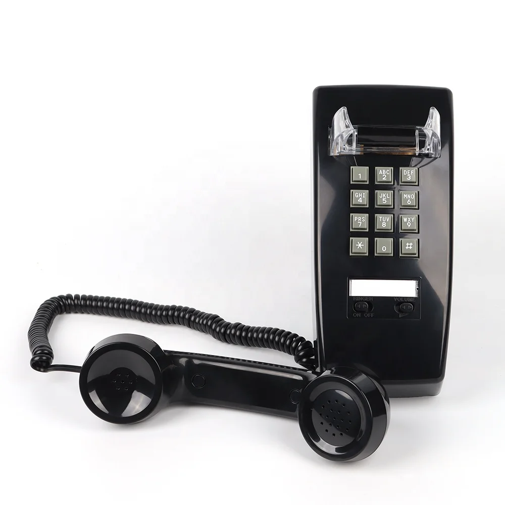 Square Push Button Antique Telephone Booth for Home & Hotel