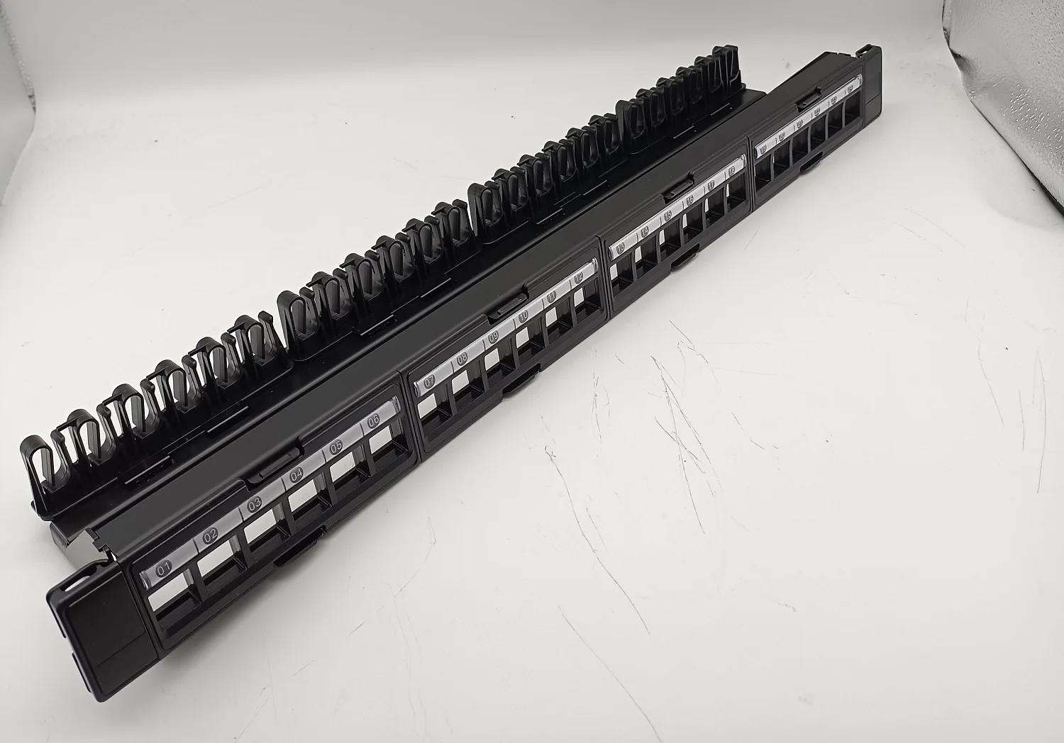 Rj45 Socket Lan Patch Panel 24 Port 19inch 1u Networking Patch Panel ...