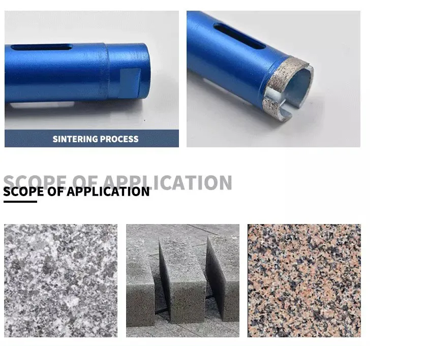 35mm Granite Impregnated Diamond Core Drill Bits For Counter Top Faucet ...