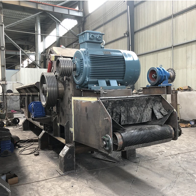 2024 Whole Tree Chipper Big Tree Roots Stump Shredder Wood Root Crusher ...