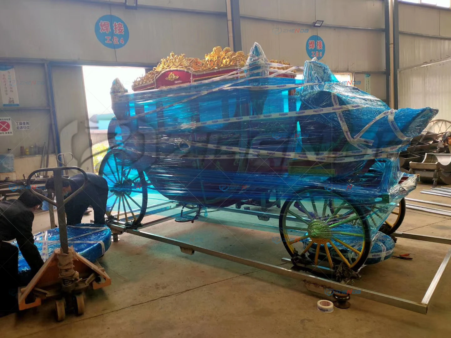 Antique Horse Drawn European Hearse For Sale Victorian Glass Covered ...