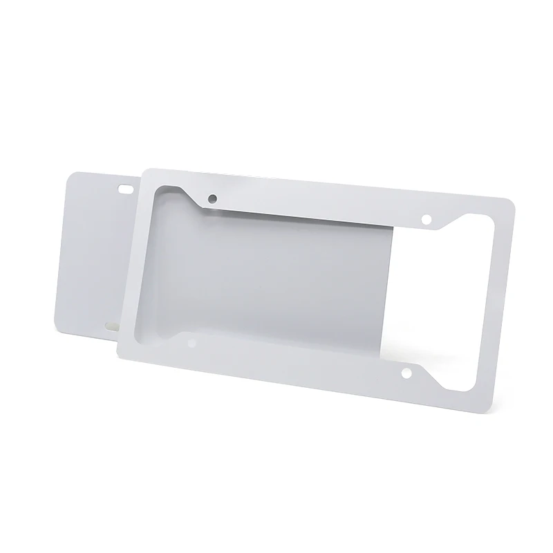 Promotion Custom Logo Printable Sublimation Metal Blank Aluminum Car ...