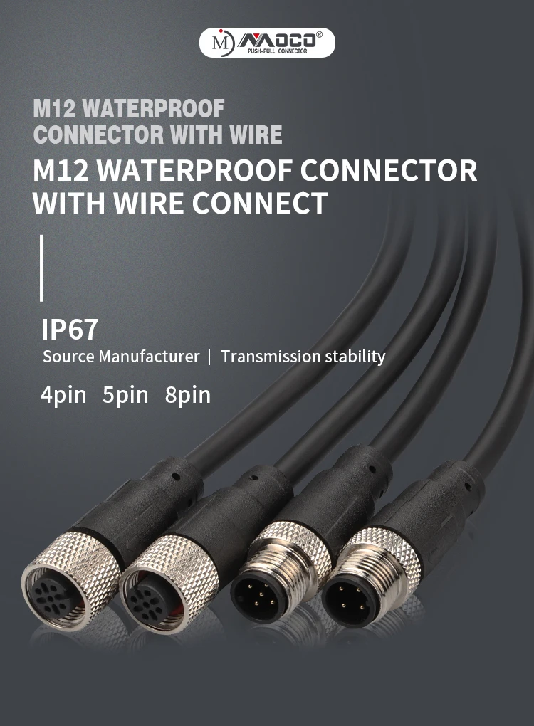 M12 Waterproof Connector - Reliable Electrical Solutions