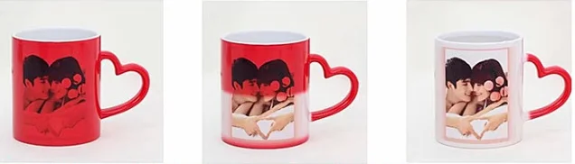 P178 Color Changing Magic Mug - 11oz Heat Sensitive Ceramic