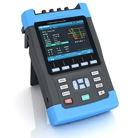 Electrical handheld 3 phase power quality analyzer with 32G data logger ...