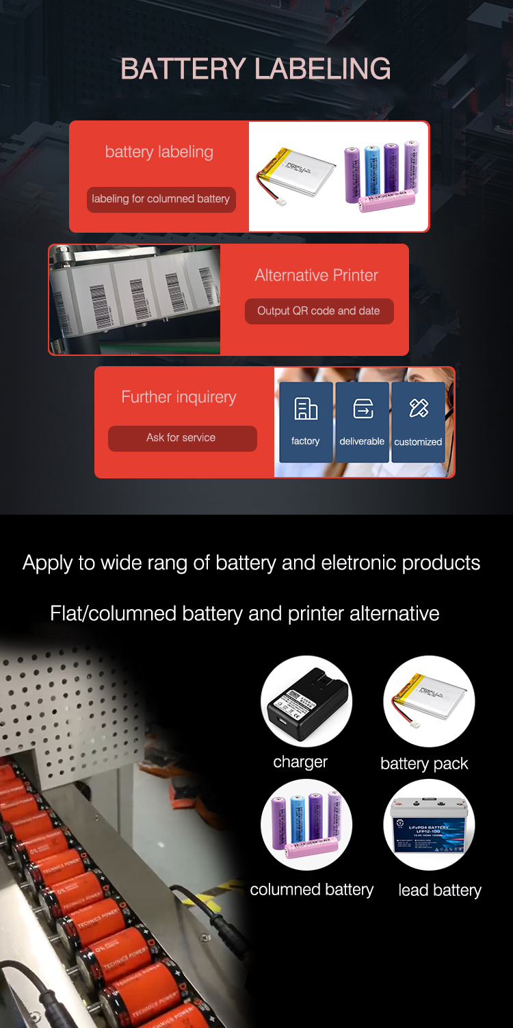 AAA Battery Label Machine - Standalone High-Accuracy Labeling
