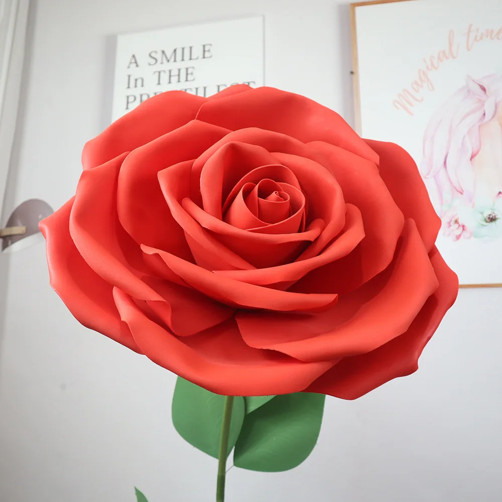 Wedding Decerotive Huge Large Big Pe Flower Head Backdrop Foam Flowers ...