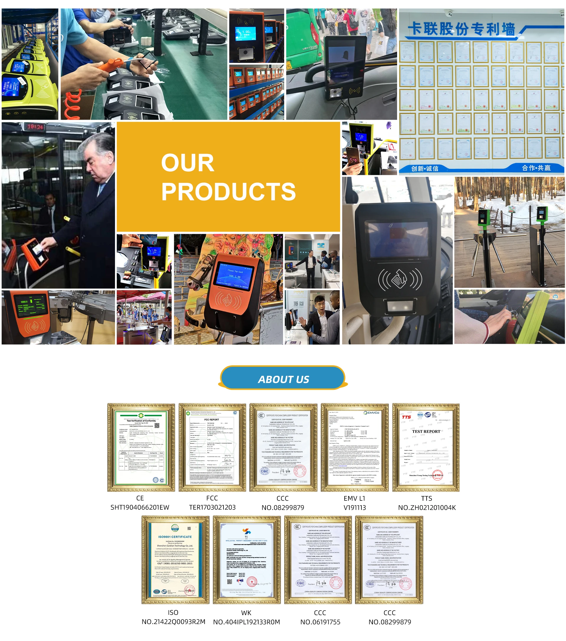 EMV Cashless Reader for Arcade Game Machines & Bus Tickets