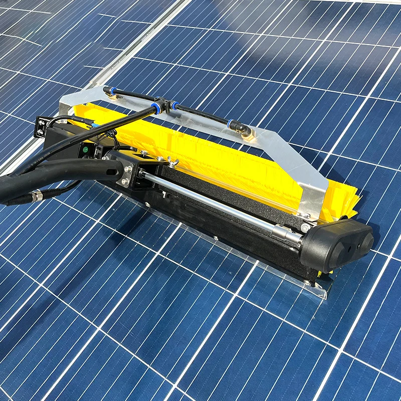 Efficient Solar Panel Cleaning with Advanced Robot Tech