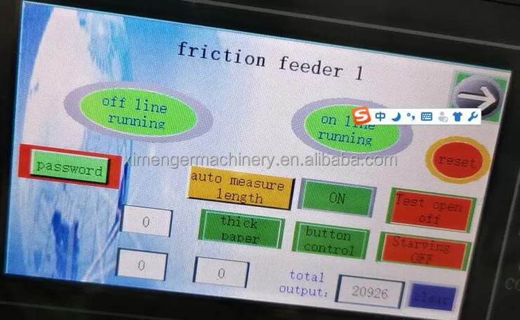 Automatic Envelope Wedding Card Friction Feeder Counting Machine